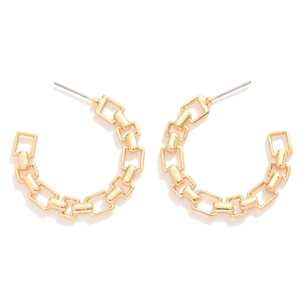 CHAIN LINK HOOP – Silver Laine co., LLC